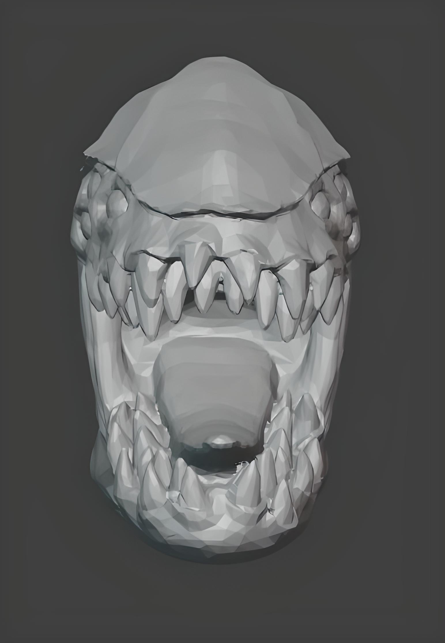 ALIEN HEAD SIX EYES | 3D models download | Creality Cloud