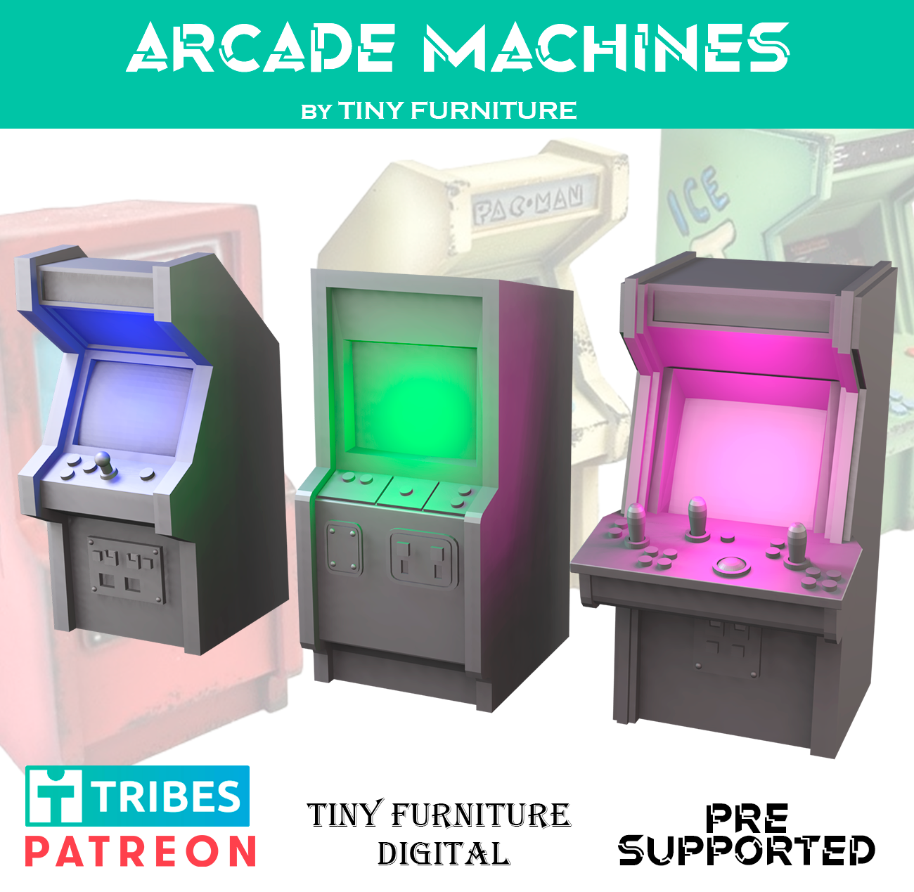 ARCADE MACHINES | 3D models download | Creality Cloud