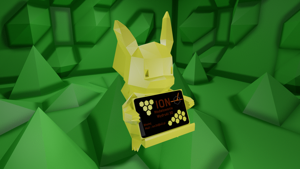 Business Card Stand Pikachu | 3D models download | Creality Cloud