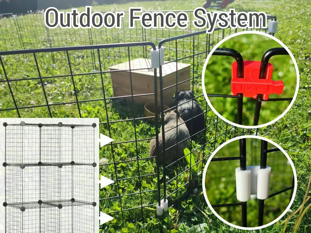 Outdoor Pet Fence - Cheap Cage Solution | 3D models download | Creality ...