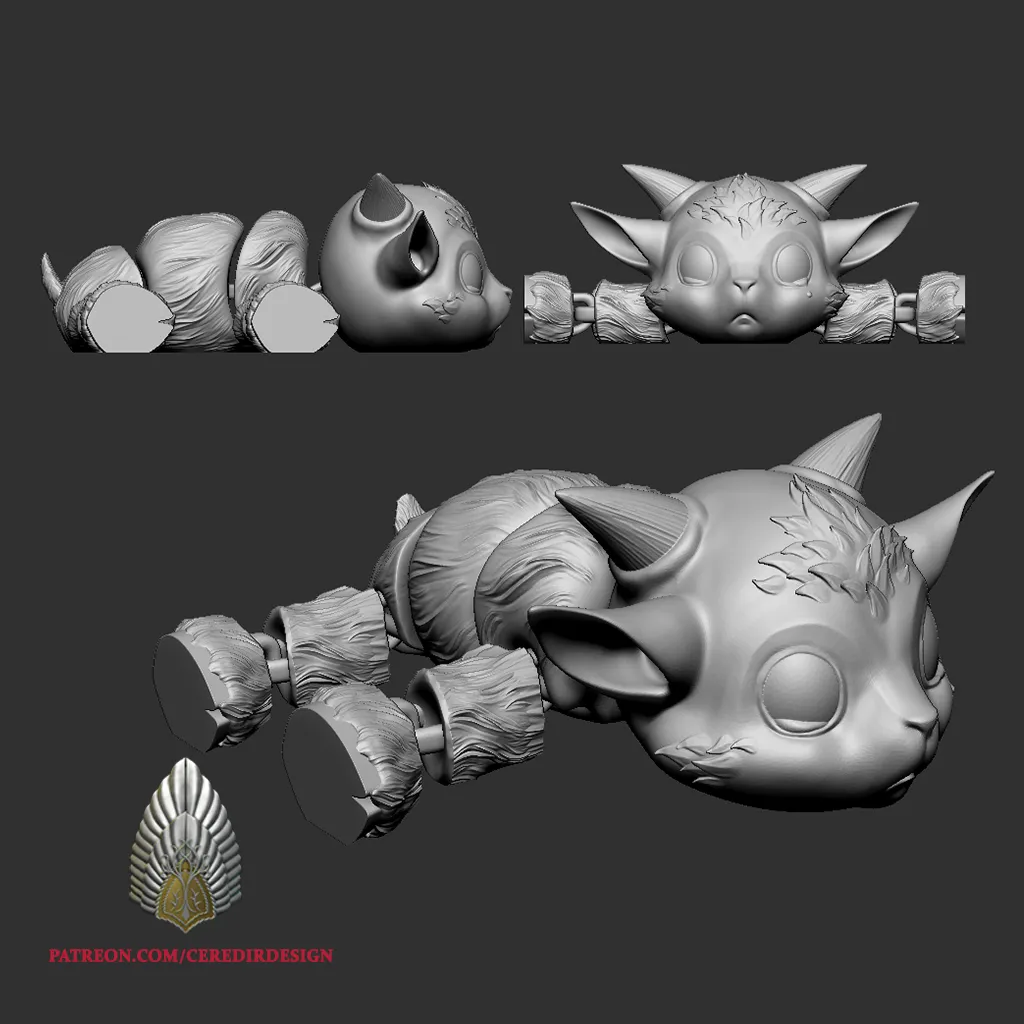 Other STL Download - Goat Flexi 3d digital downloadby CeredirDesign