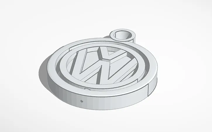 Jewelry & Accessories STL Download - volkswagen keychain gyroby 3D-ATAY