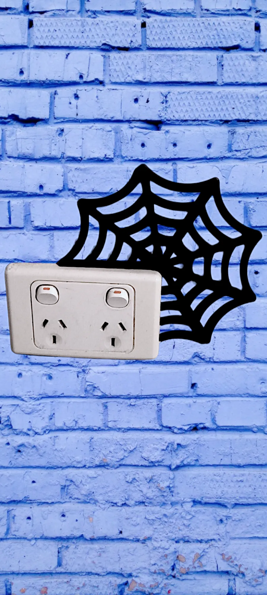 3D Printer Files | 3MF File | Halloween power switch point web cover ...
