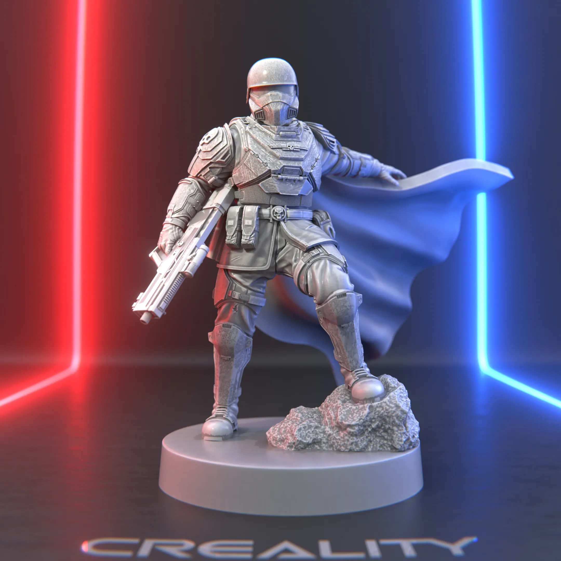 3D Printer Files | 3MF File | 2-"Helldiver Miniature" – Pre-Supported ...