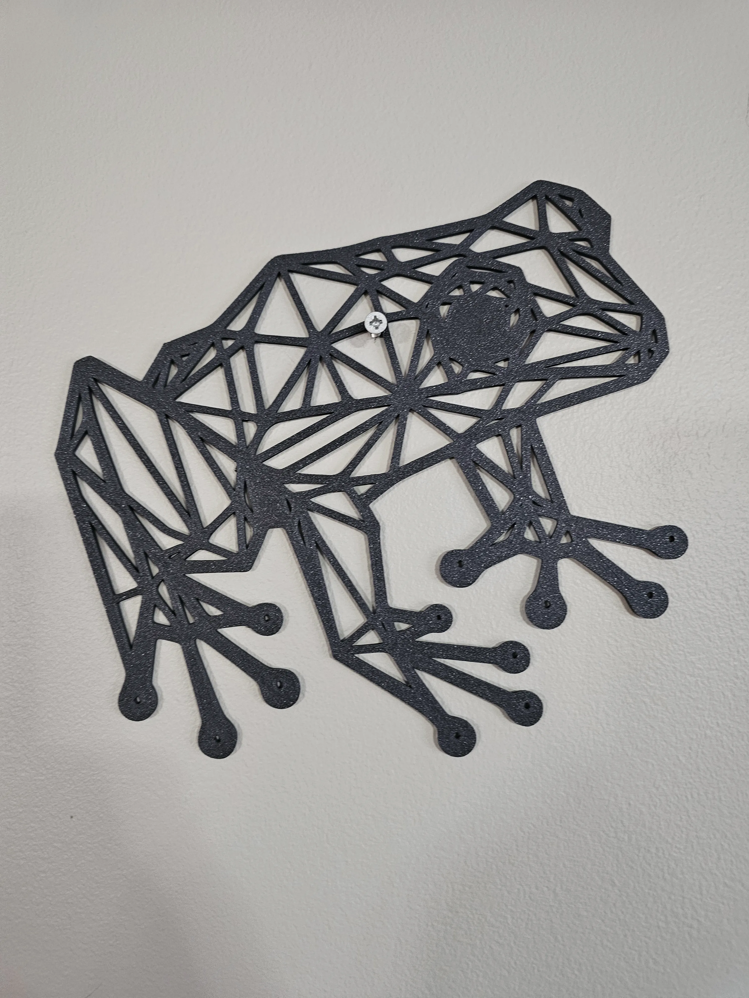 3D Printer Files | 3MF File | Frog - Geometric Wall Hanger | Creality Cloud