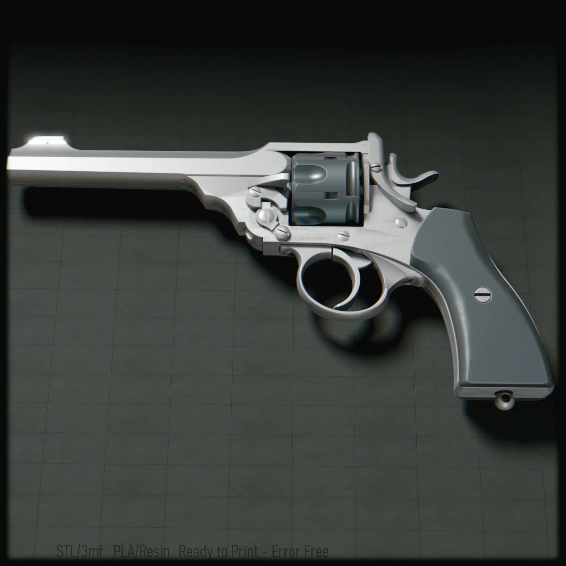 Webley Revolver Replica | 3D models download | Creality Cloud