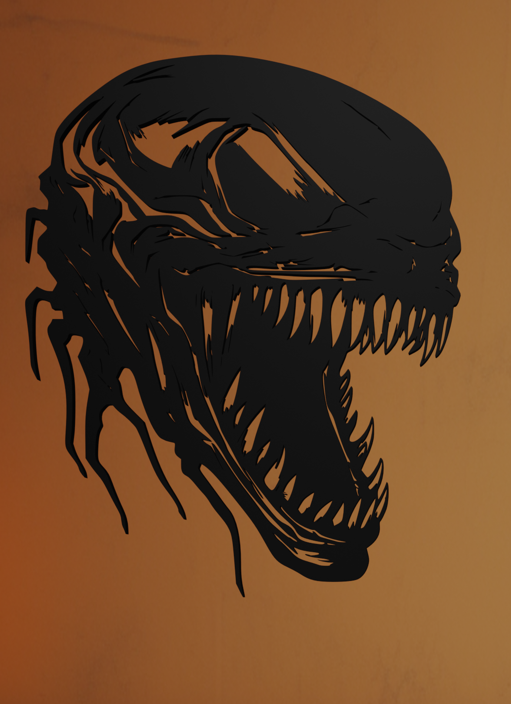 Alien Wall Art | 3D models download | Creality Cloud