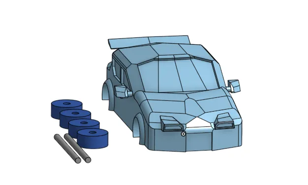 Characters & Creatures STL Download - car v1by Ben.l