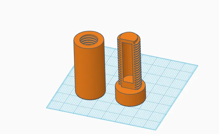 무료Tools & Spare PartsSTL 다운로드 -bolt container - 1_21_gigawatts