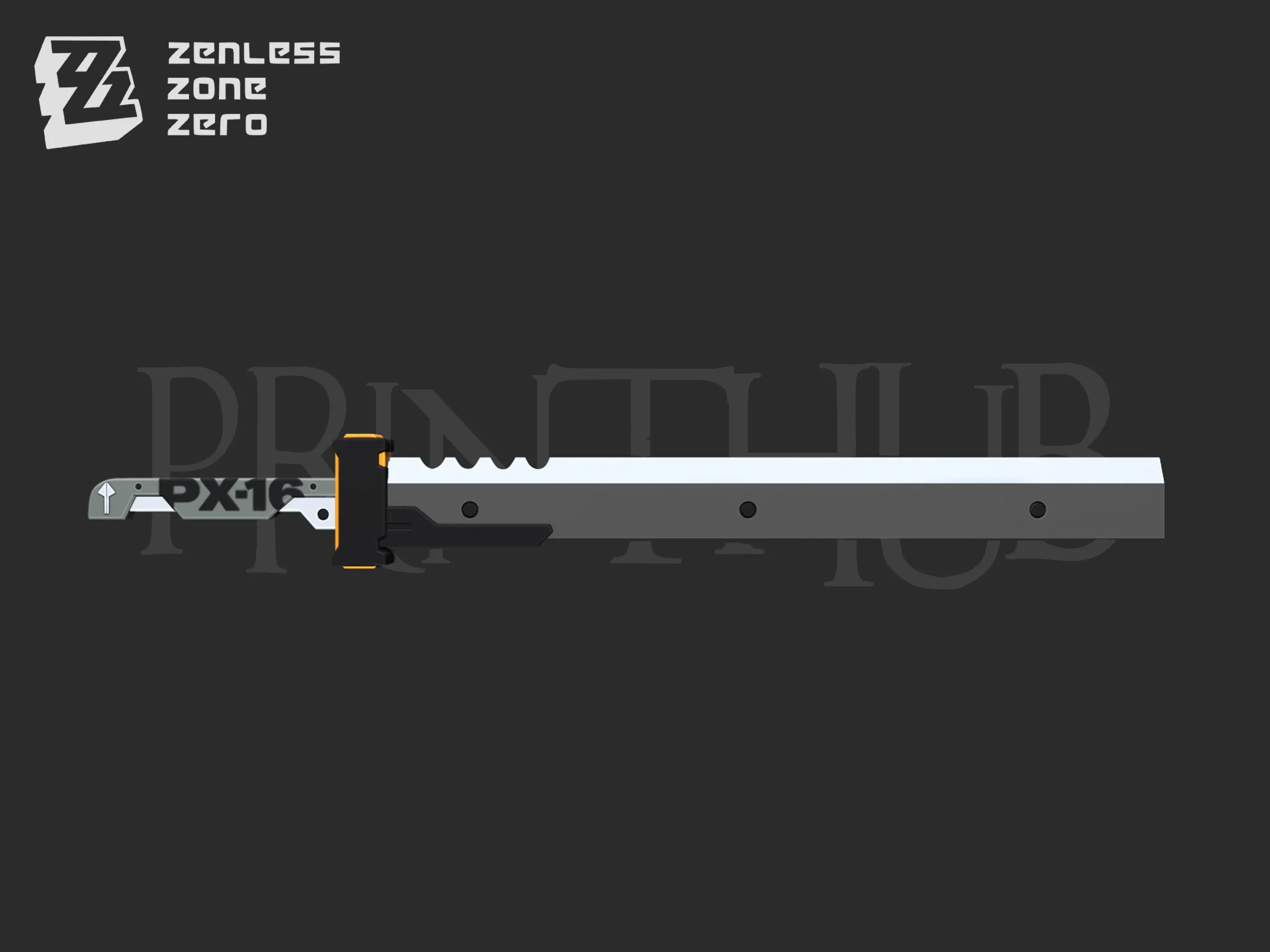 Cosplay STL Download - Zenless Zone Zero Soldier 11 Sword for cosplayby ...