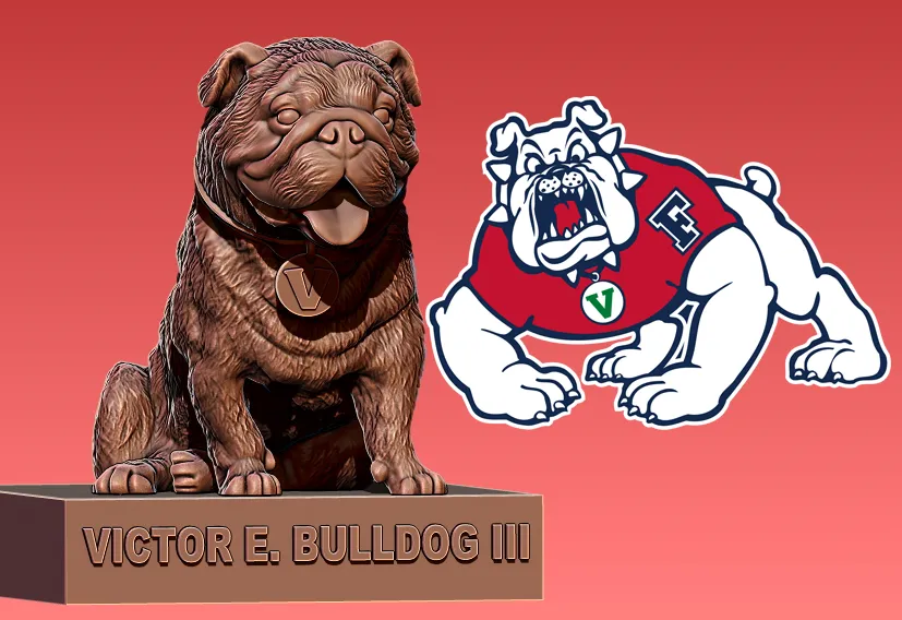 Other STL Download - NCAA - Fresno State Bulldogs MASCOT STATUE - 3D ...