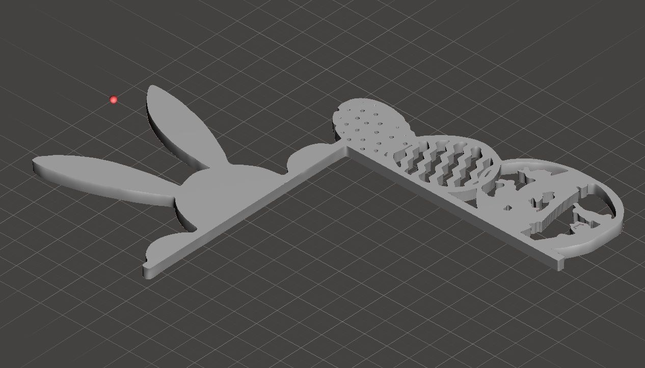 door frame easter rabbit | 3D models download | Creality Cloud