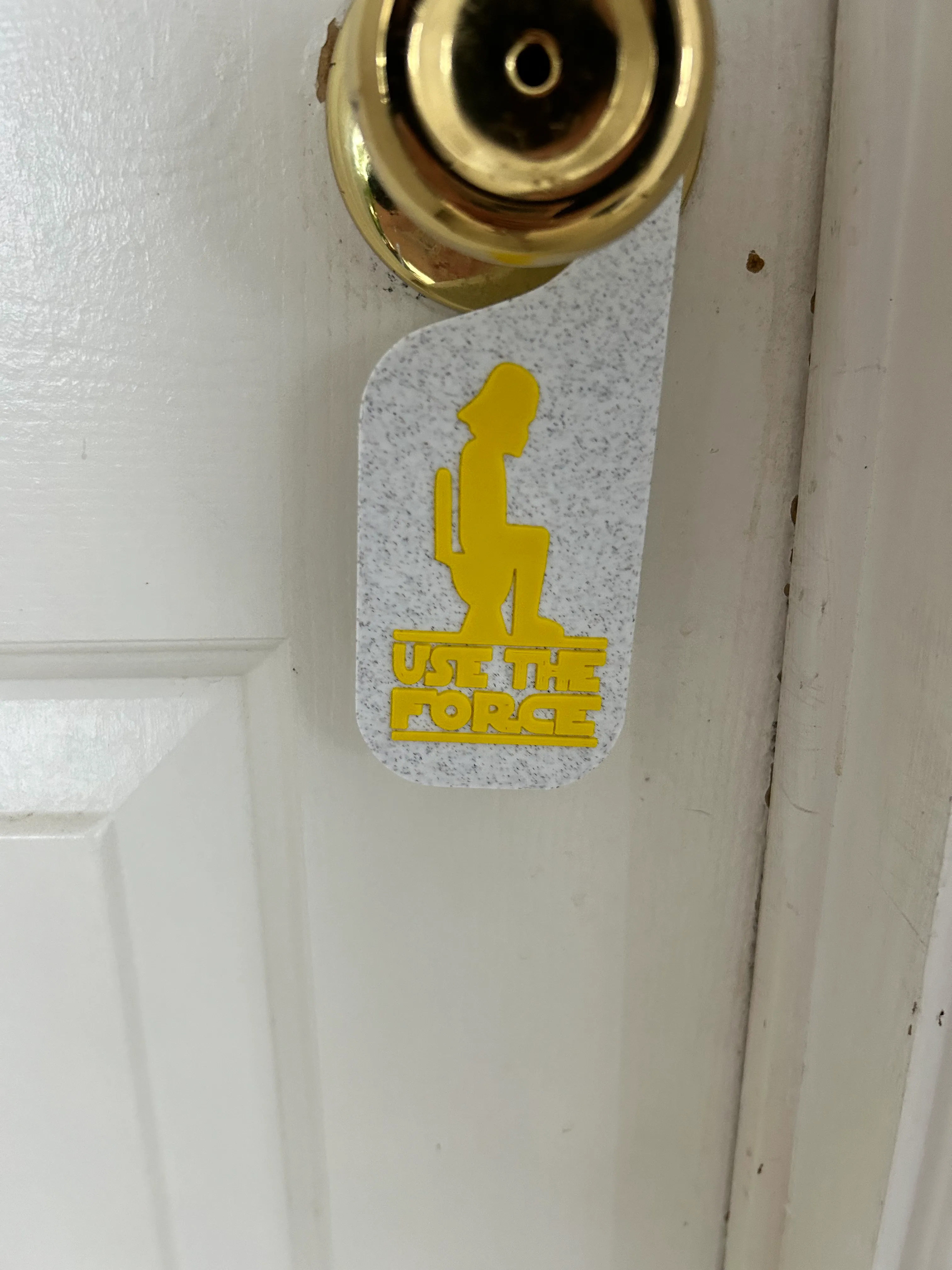 3D Printer Files | 3MF File | Use The Force Sign | Creality Cloud