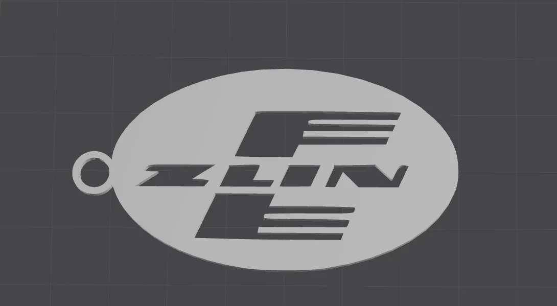 3D Printer Files | 3MF File | Keychain Zlin logo aircraft | Creality Cloud