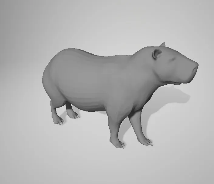 Free Characters & Creatures STL Download - capybara 02by xhobby1
