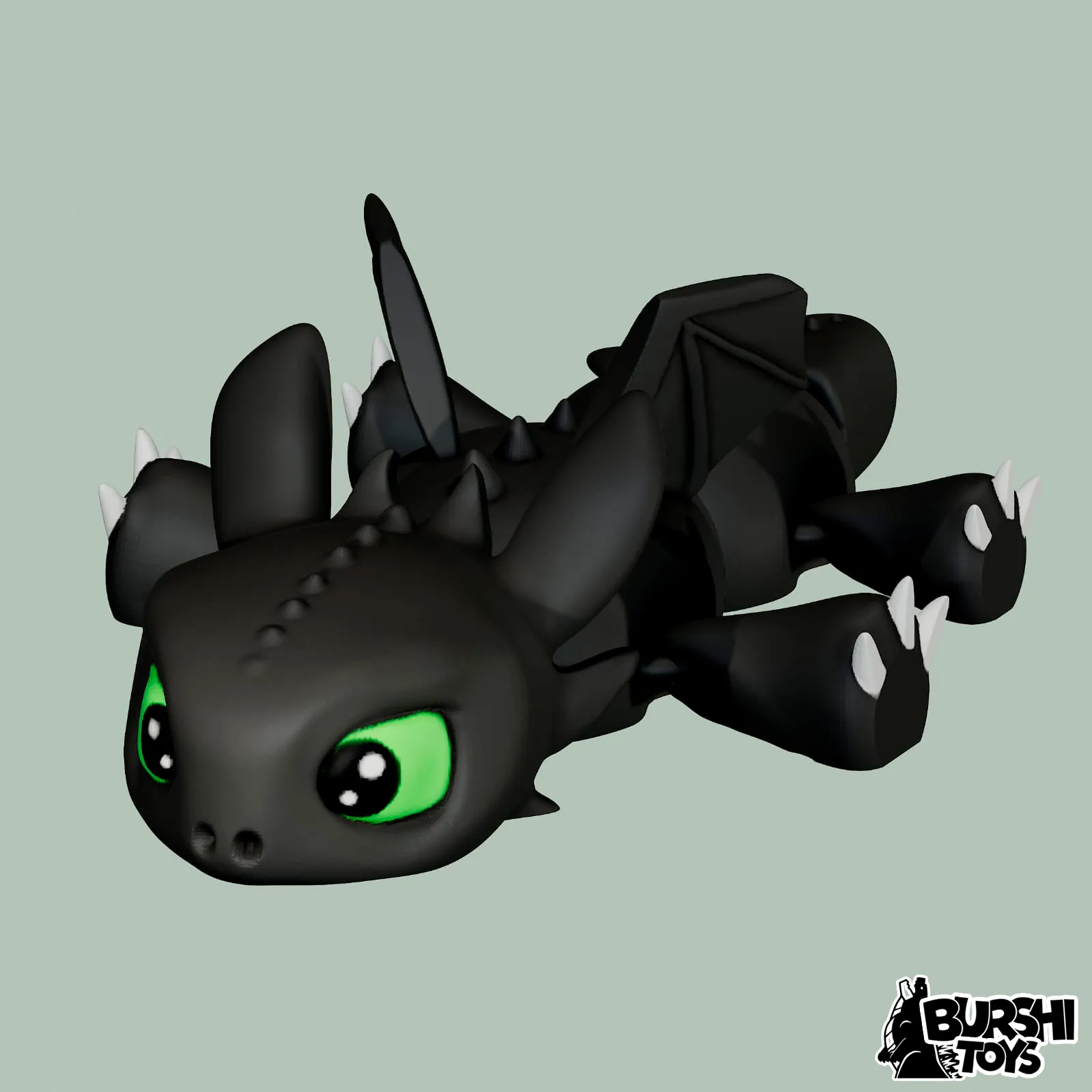 3D Printer Files | 3MF File | TOOTHLESS FLEXI ARTICULATED (3mf included ...