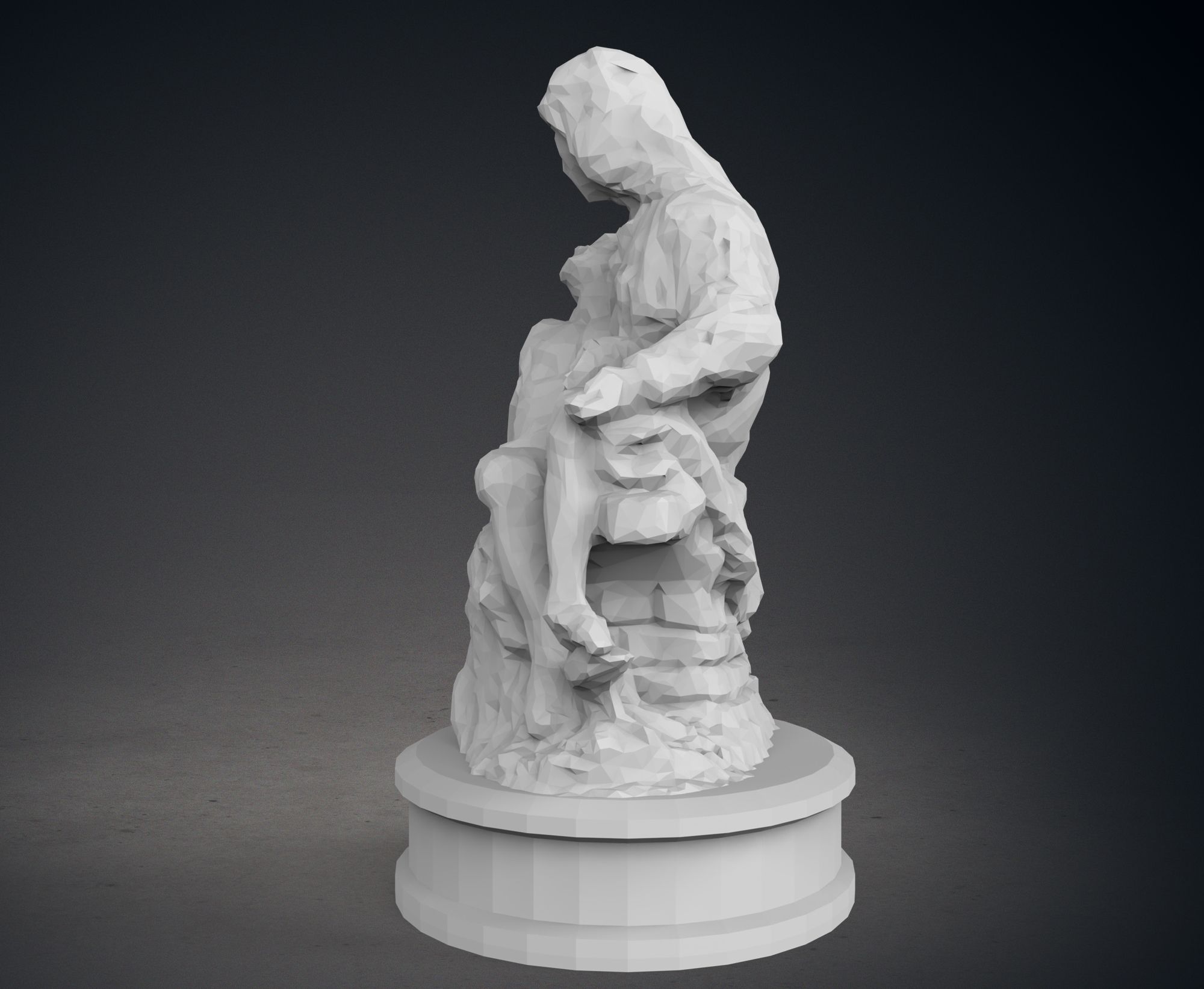 Madonna della Pietà (La Pietà de MichelAngelo) | 3D models download ...