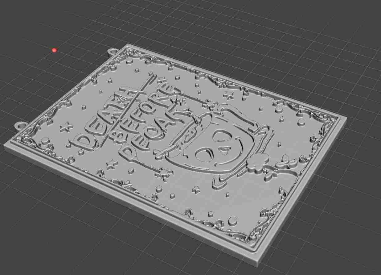 hanging deco DEATH BEFORE DECAF | 3D models download | Creality Cloud