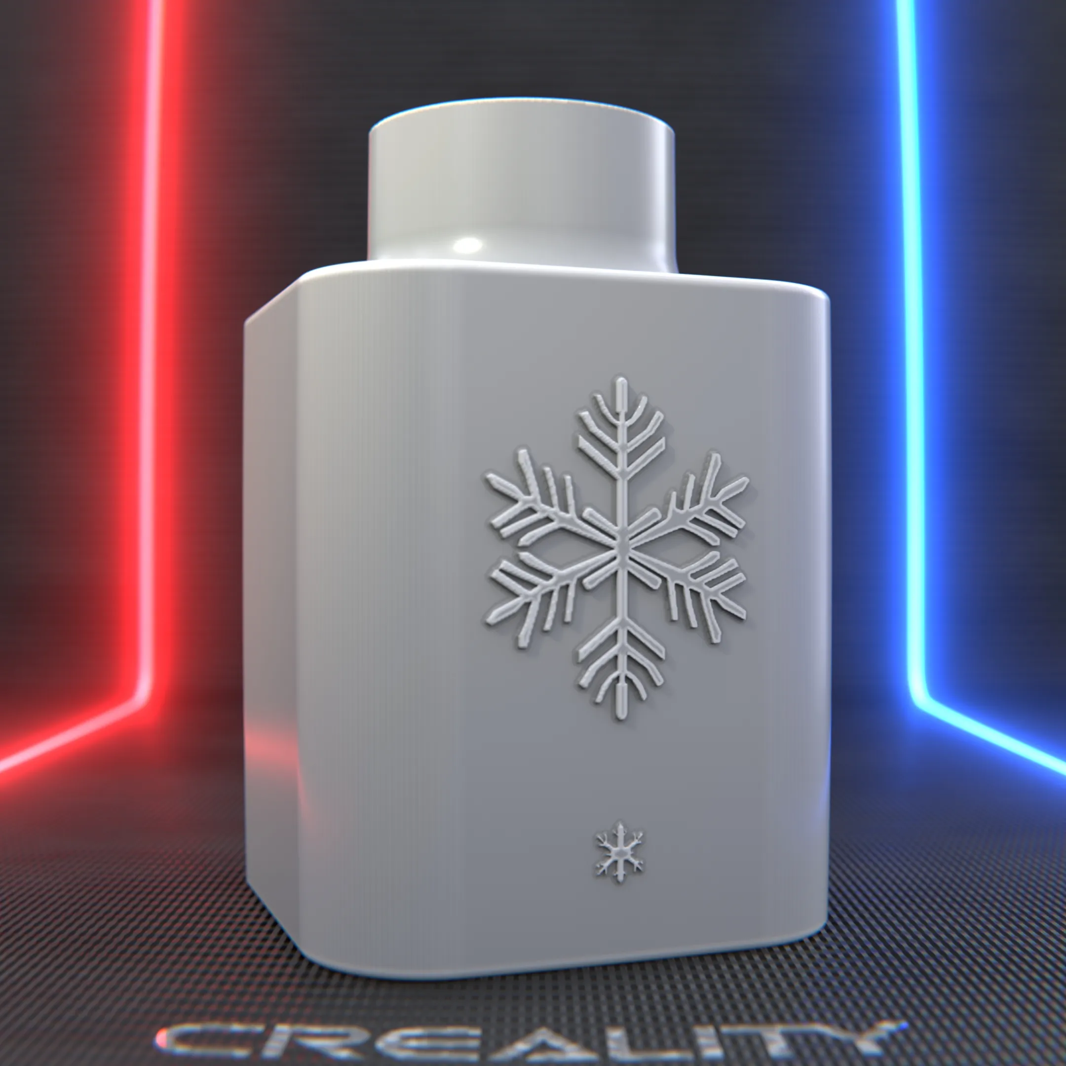 3D Printer Files | 3MF File | Snowflake Vase | Creality Cloud