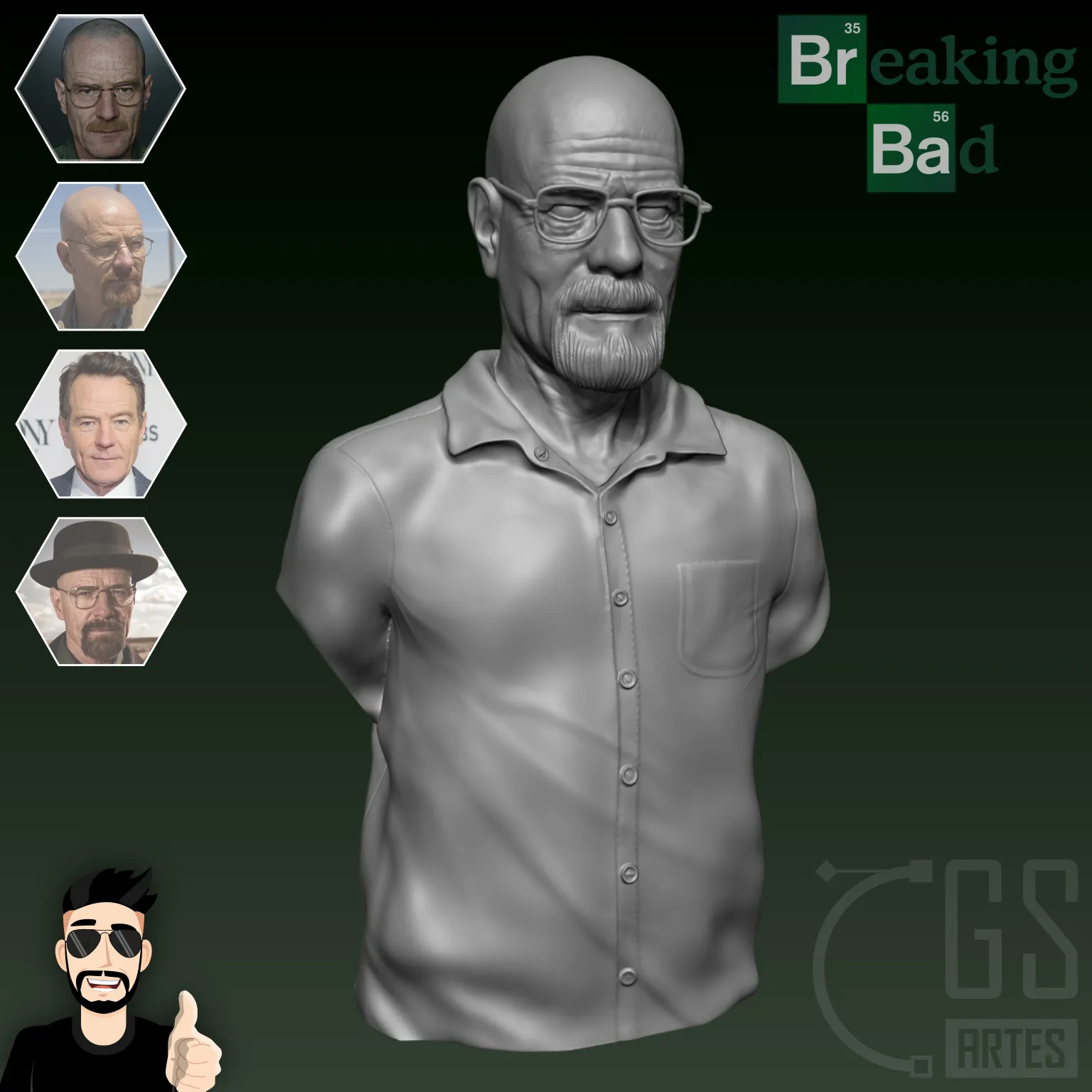WALTER WHITE - BREAKING BAD | 3D models download | Creality Cloud