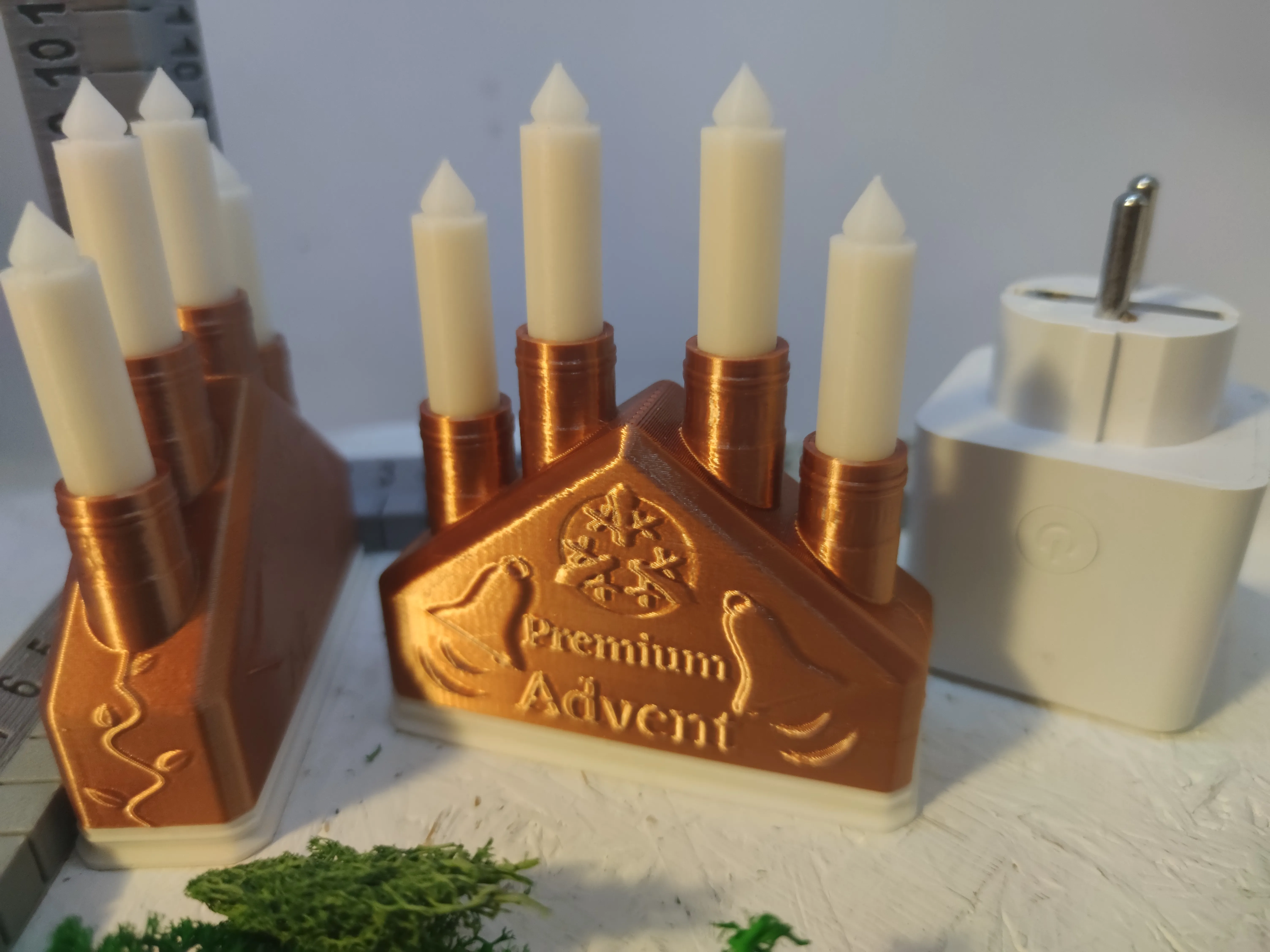 Lighting & Lamps STL Download - Premium Mini Advent Candleby Iluminati ...