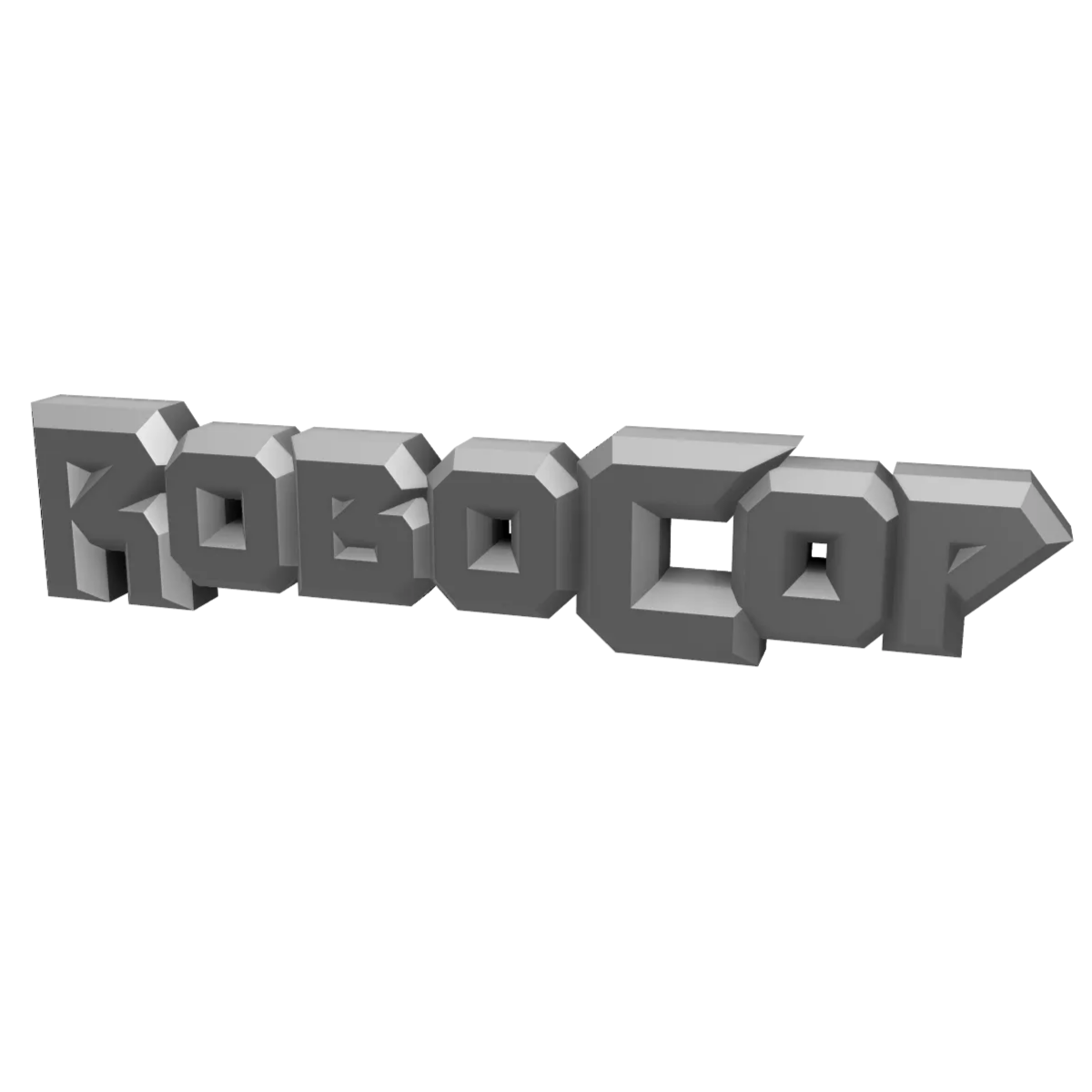 Robocop - 3D Multicolor Sign/Logo | 3D models download | Creality Cloud