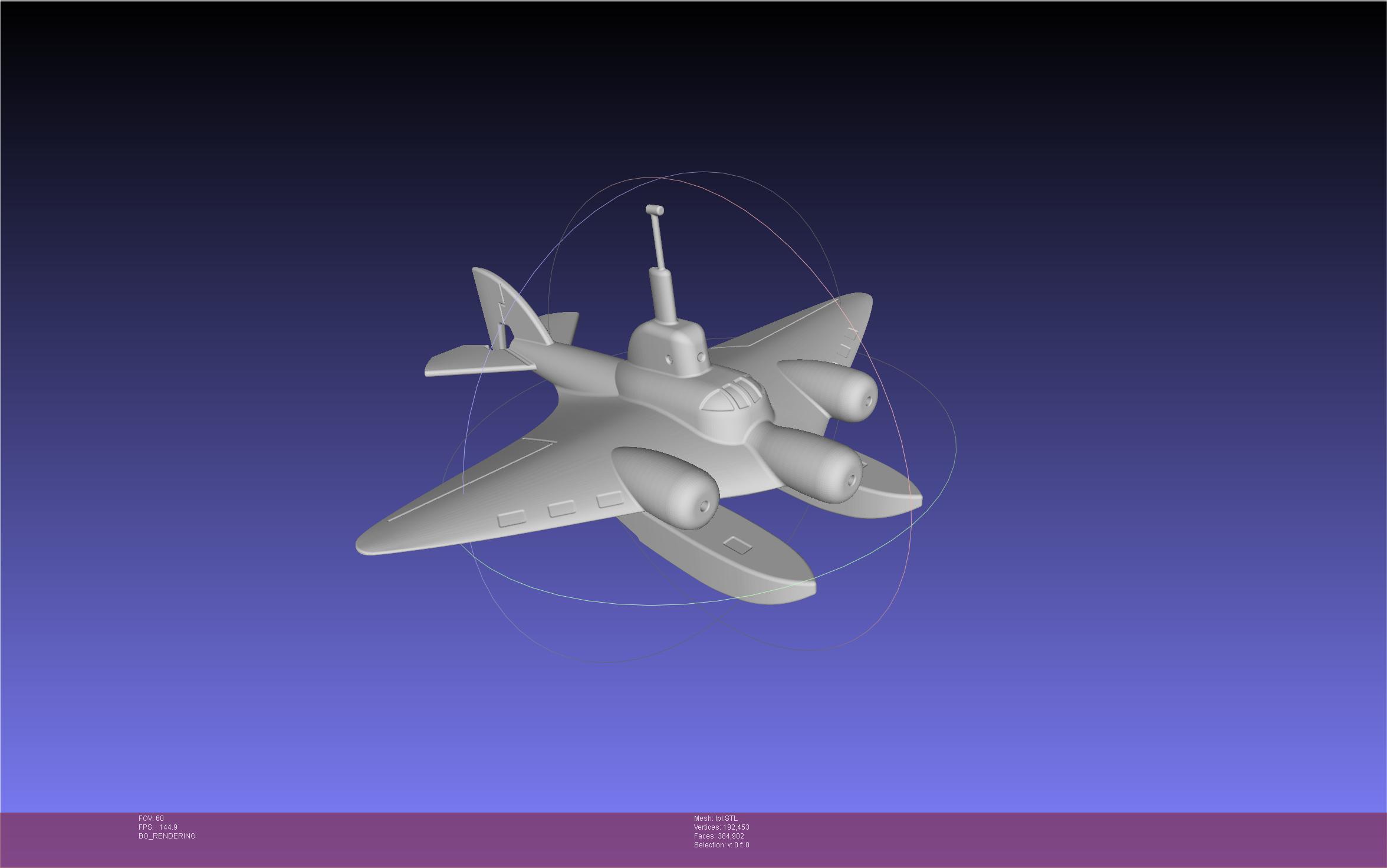 LPL Flying Submarine Model | 3D models download | Creality Cloud