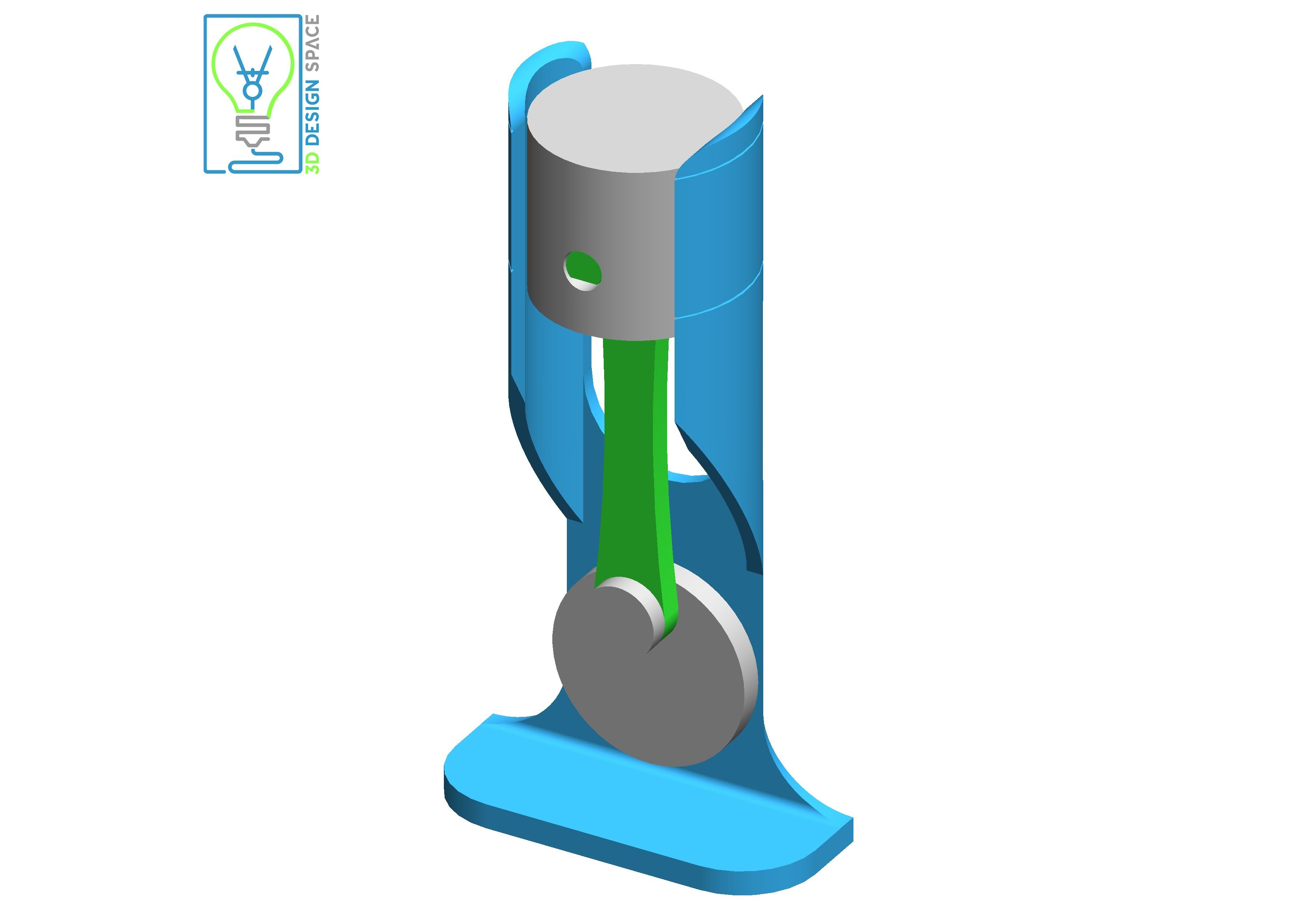 PISTON MECHANISM | 3D models download | Creality Cloud