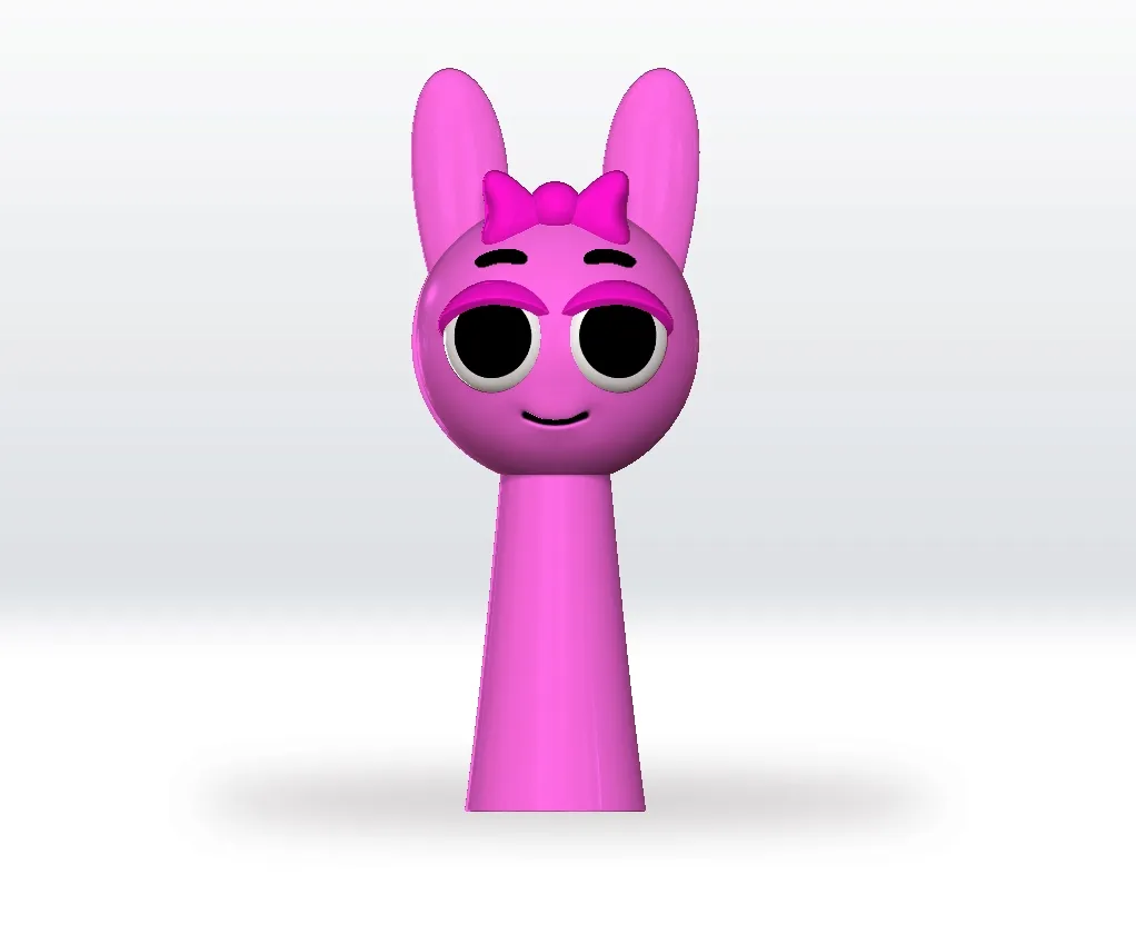 Characters & Creatures STL Download - Sprunki Oren, Pinki, Red, Sky ...