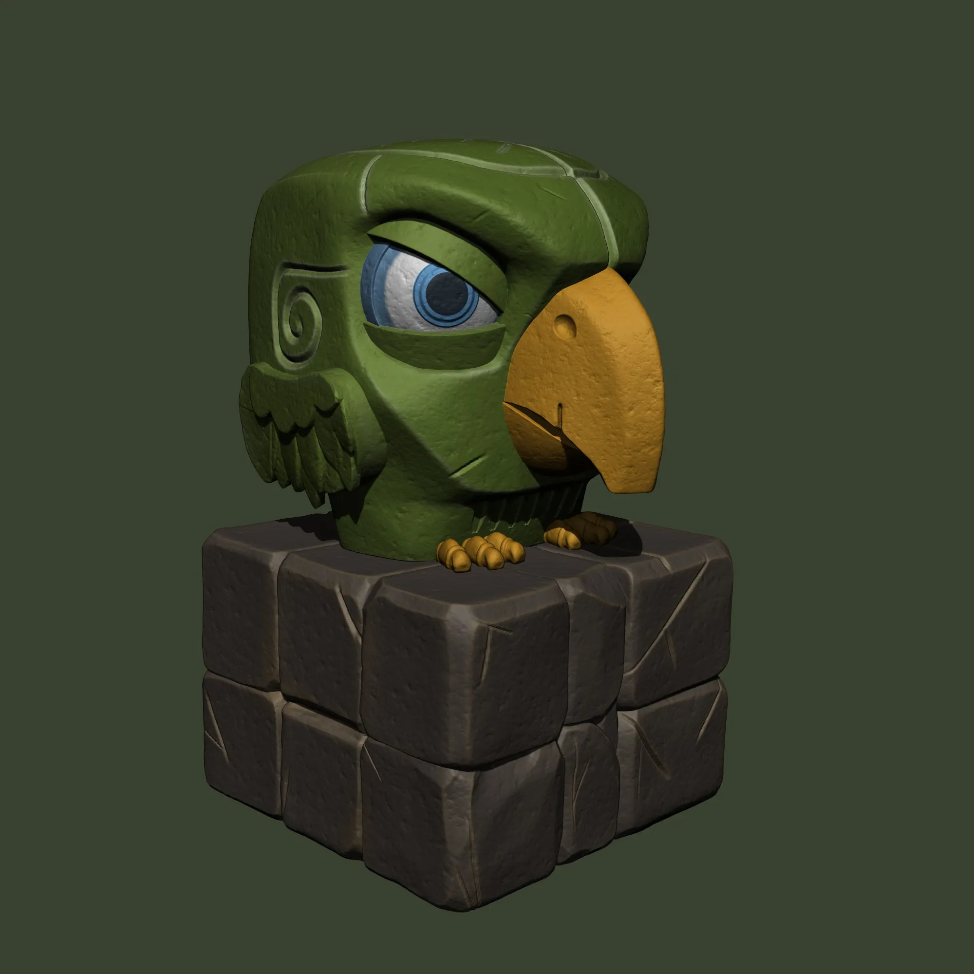 Home Decorations & Ornaments STL Download - Cube Birdby GALAXIARUM 3D