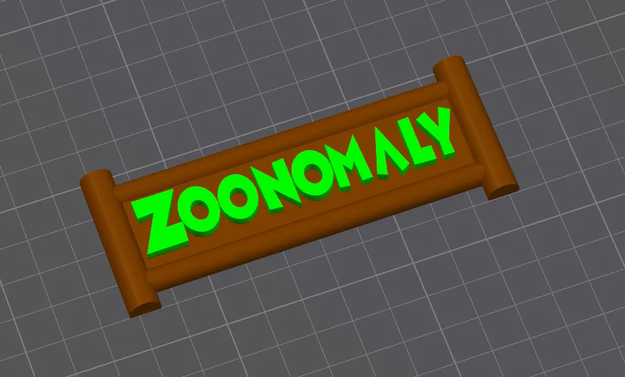 3D Printer Files | 3MF File | ZOONOMALY 3D LOGO FOR PRINTING | HORROR ...