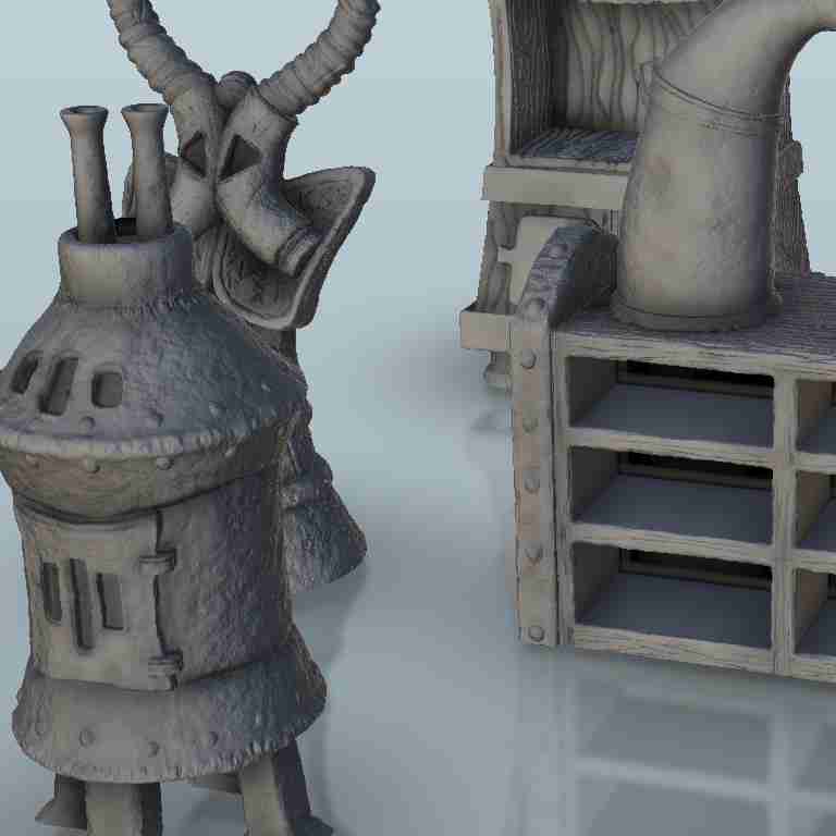 Medieval interior set - miniatures warhammer terrain scenery | 3D models download | Creality Cloud