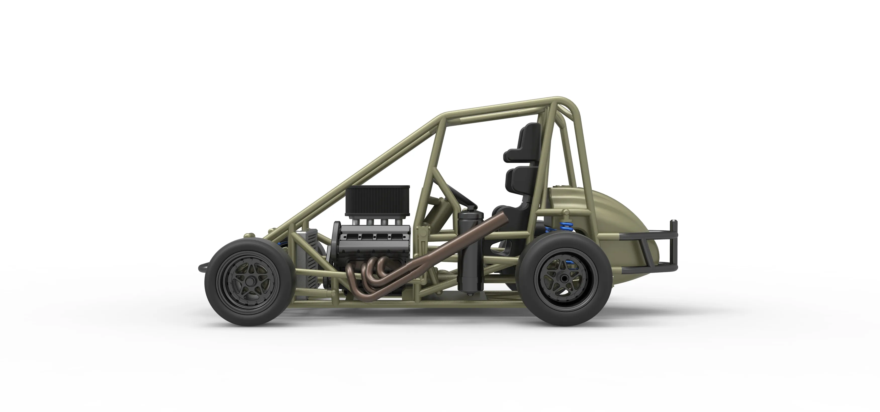 Other STL Download - Pavement Midget car Base Scale 1:25by 3DTechDesign
