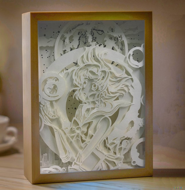 sailor moon shadow box | 3D models download | Creality Cloud