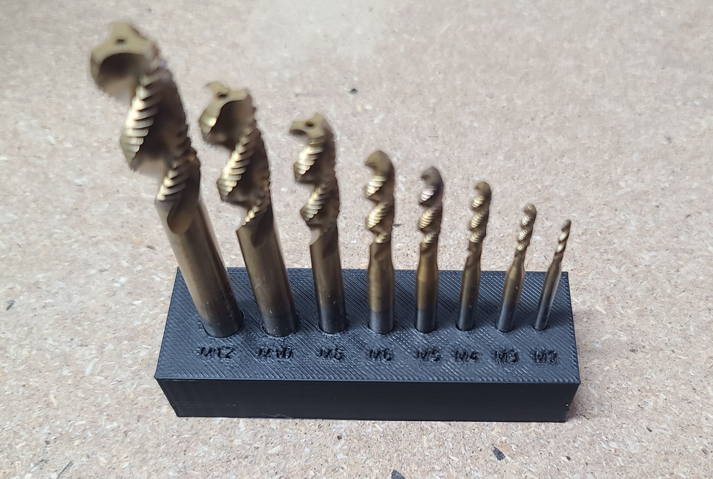 Tap-Drill bit organizer | 3D models download | Creality Cloud