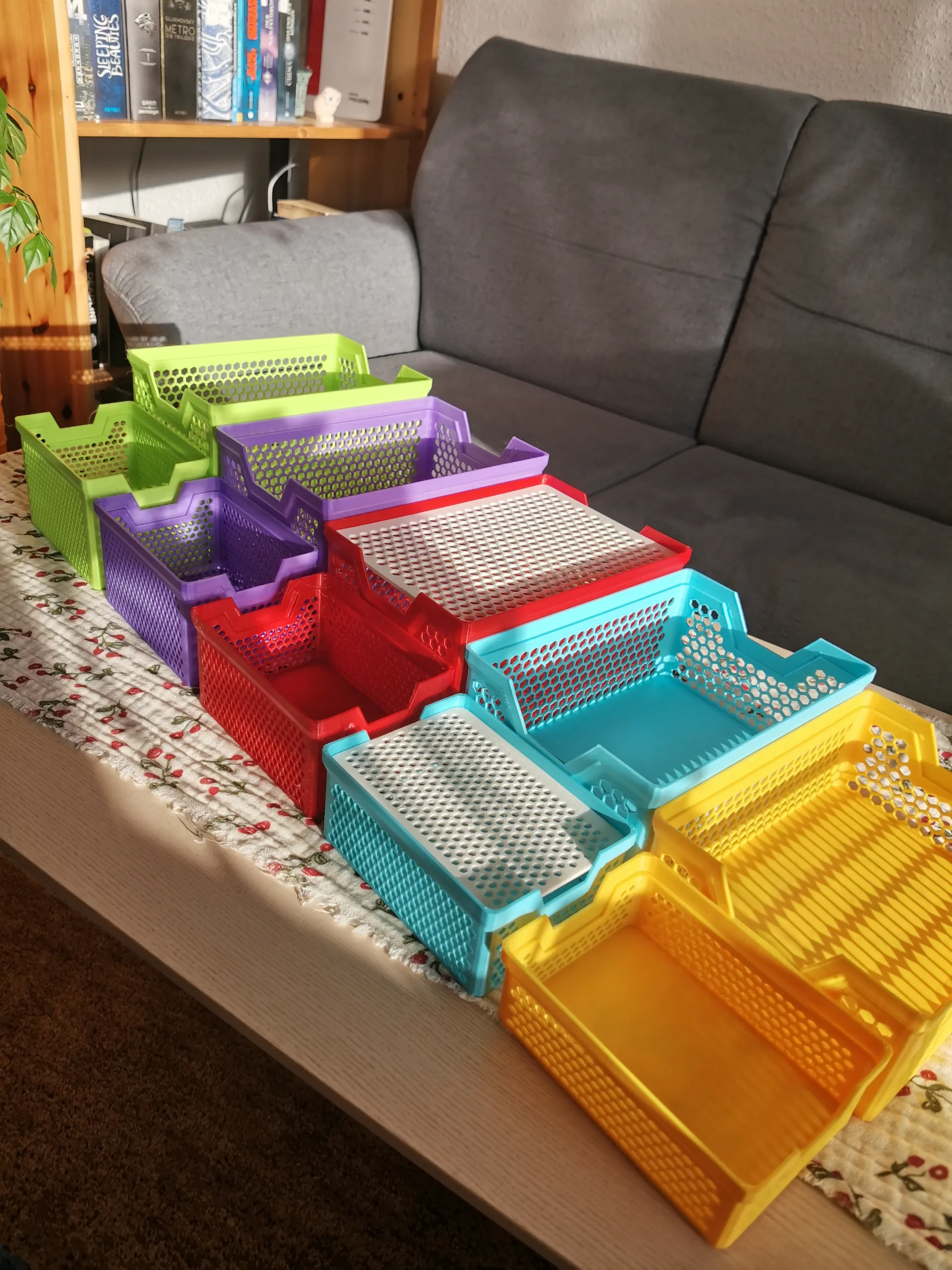 3D Printer Files | 3MF File | Stacking Storage Basket Collection (10 ...