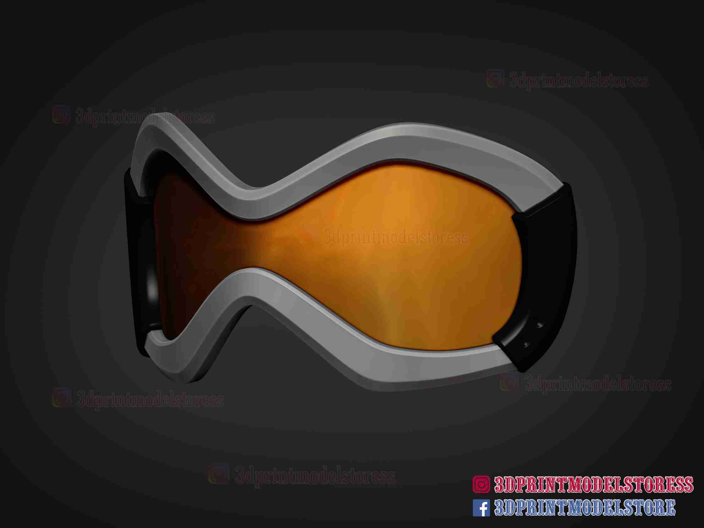 Overwatch Tracer Lena Oxton Goggle - Cosplay Mask | 3D models download ...