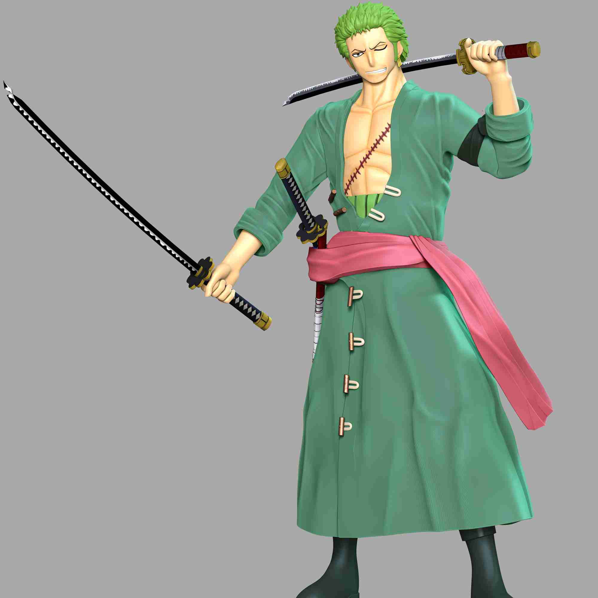 One Piece - Roronoa Zoro | 3D models download | Creality Cloud
