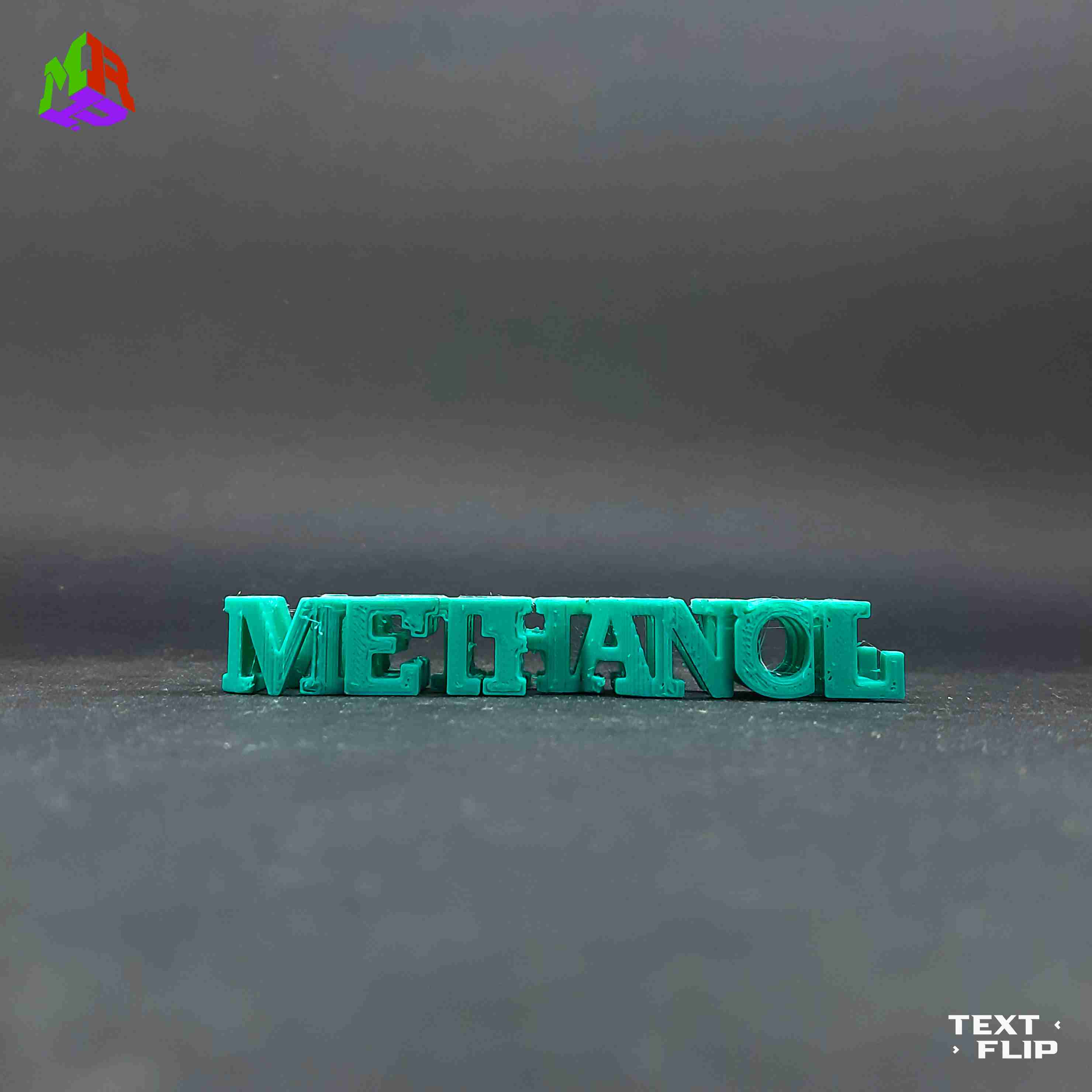 TEXT FLIP - CH3OH (METHANOL) | 3D models download | Creality Cloud