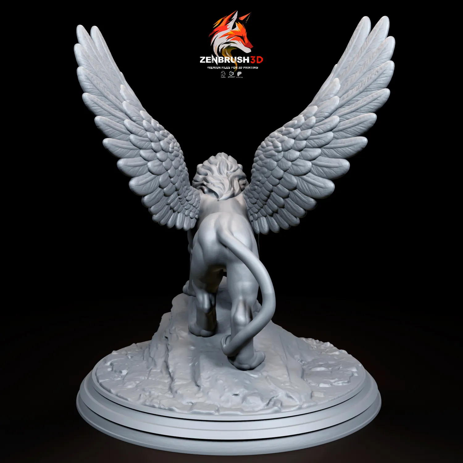 Characters & Creatures STL Download - First beast – Lion Babylon ...