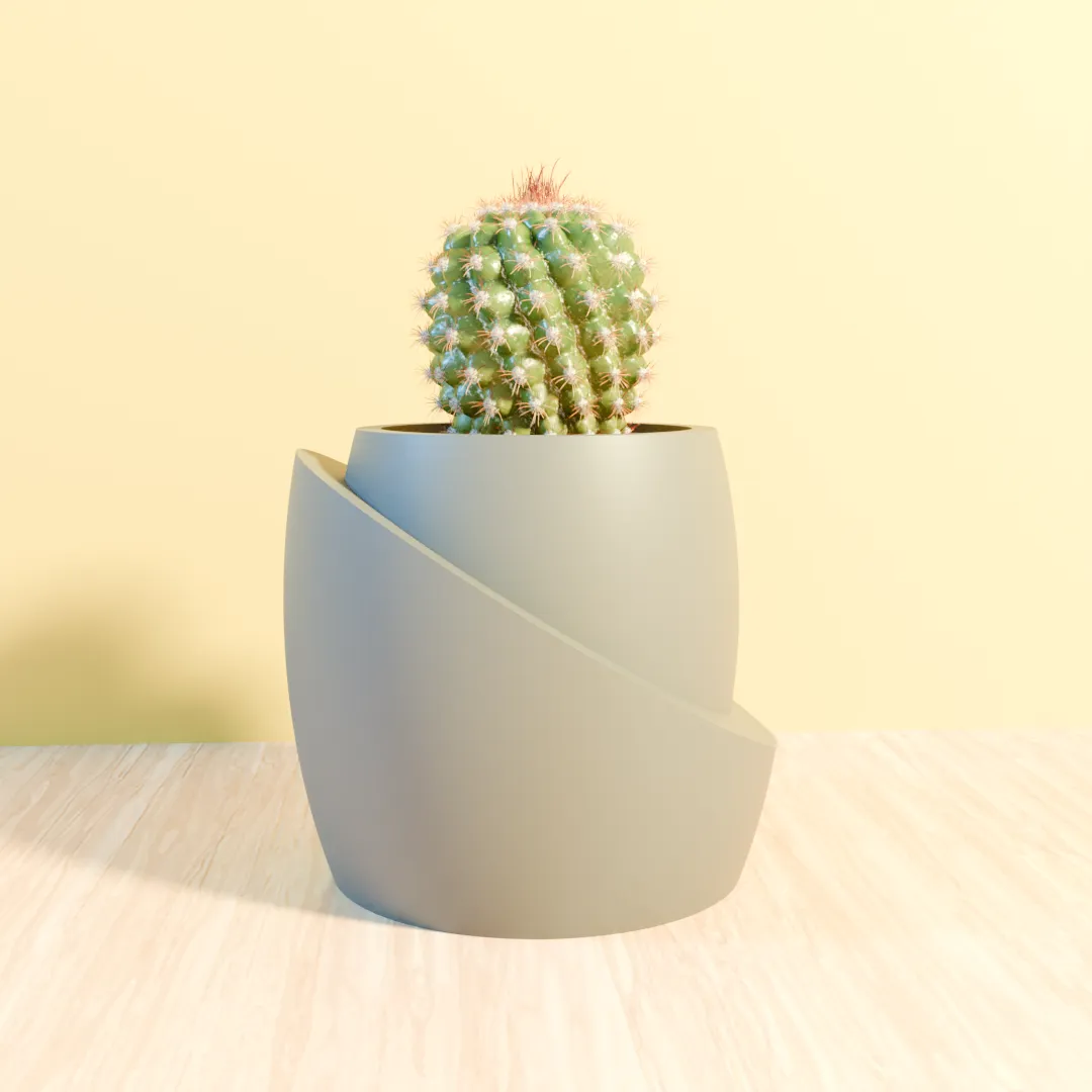 abstract slice planter pot | 3D-Modelle herunterladen | Creality Cloud