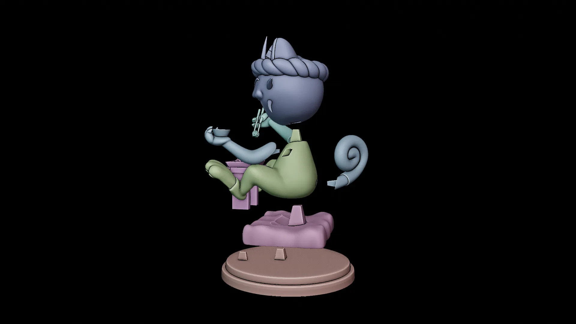 Characters & Creatures STL Download - chef meowth - Pokemonby Jlo3d