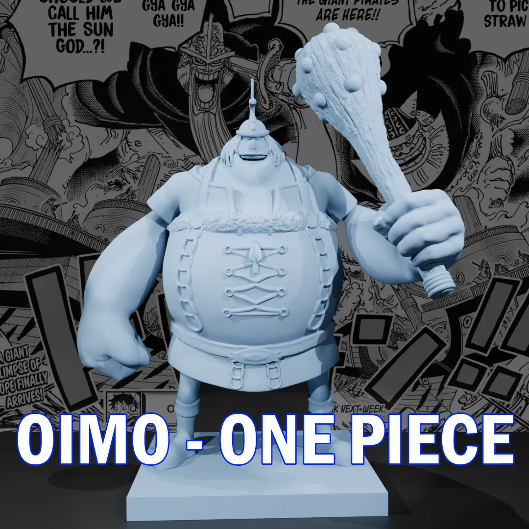 Characters & Creatures STL Download - OIMO - ELBAF - ONE PIECE - SPLIT ...