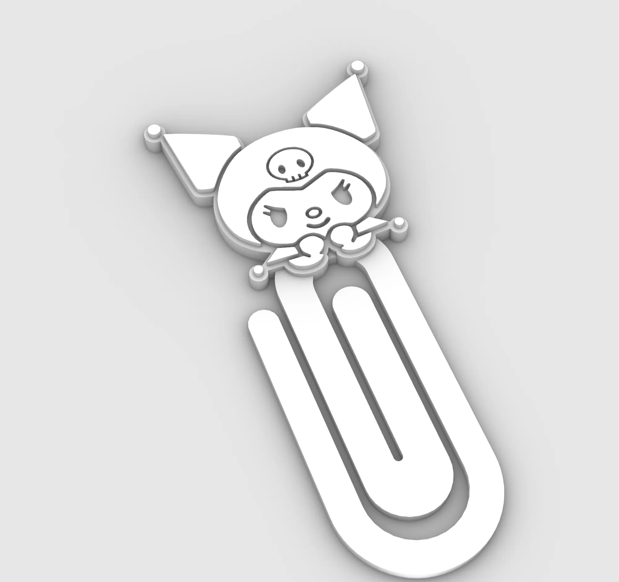 Stationery & Learning Tools STL Descarga - Kuromi cartoon - Paper clip ...