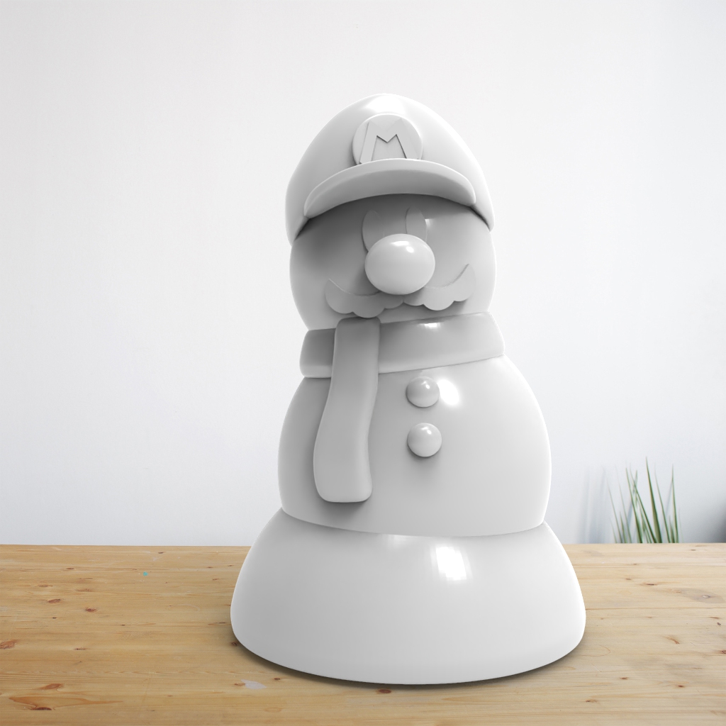 Mario Snowman ⛄ | 3D models download | Creality Cloud