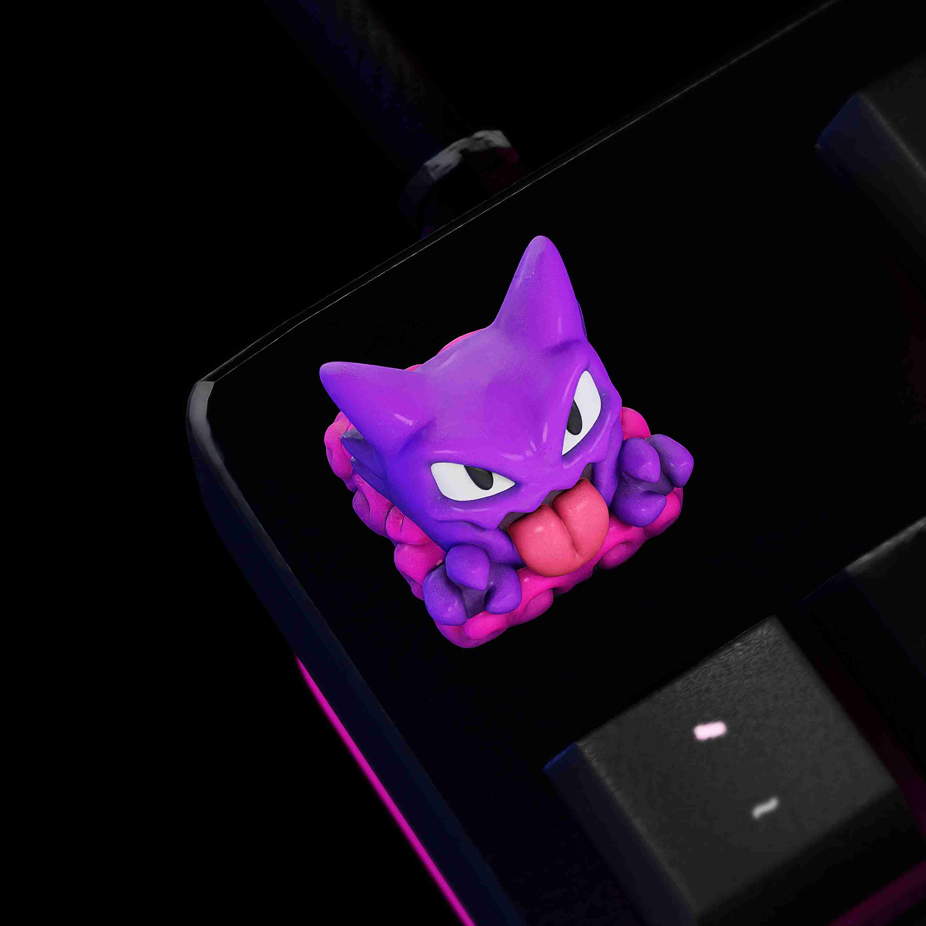 gengar evolutions Keycaps - Mechanical Keyboard | 3D models download ...
