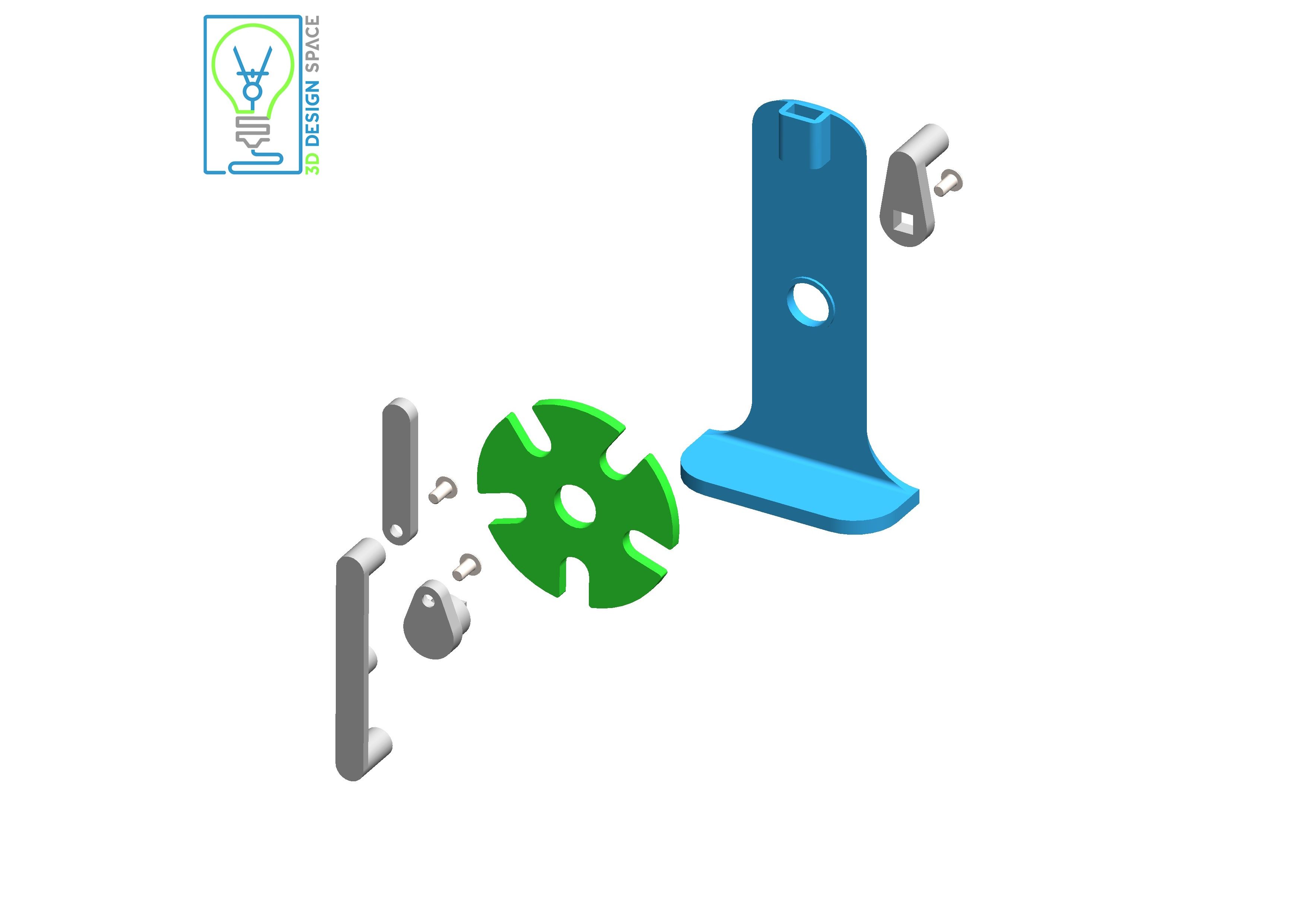 PIN AND SLOT WHEEL MECHANISM | 3D models download | Creality Cloud