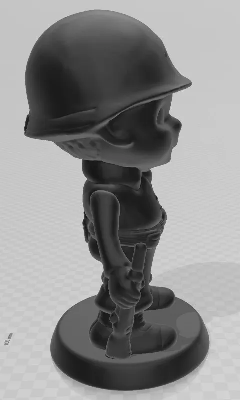 Characters & Creatures STL Download - Smiley Boy Statueby capnjim183