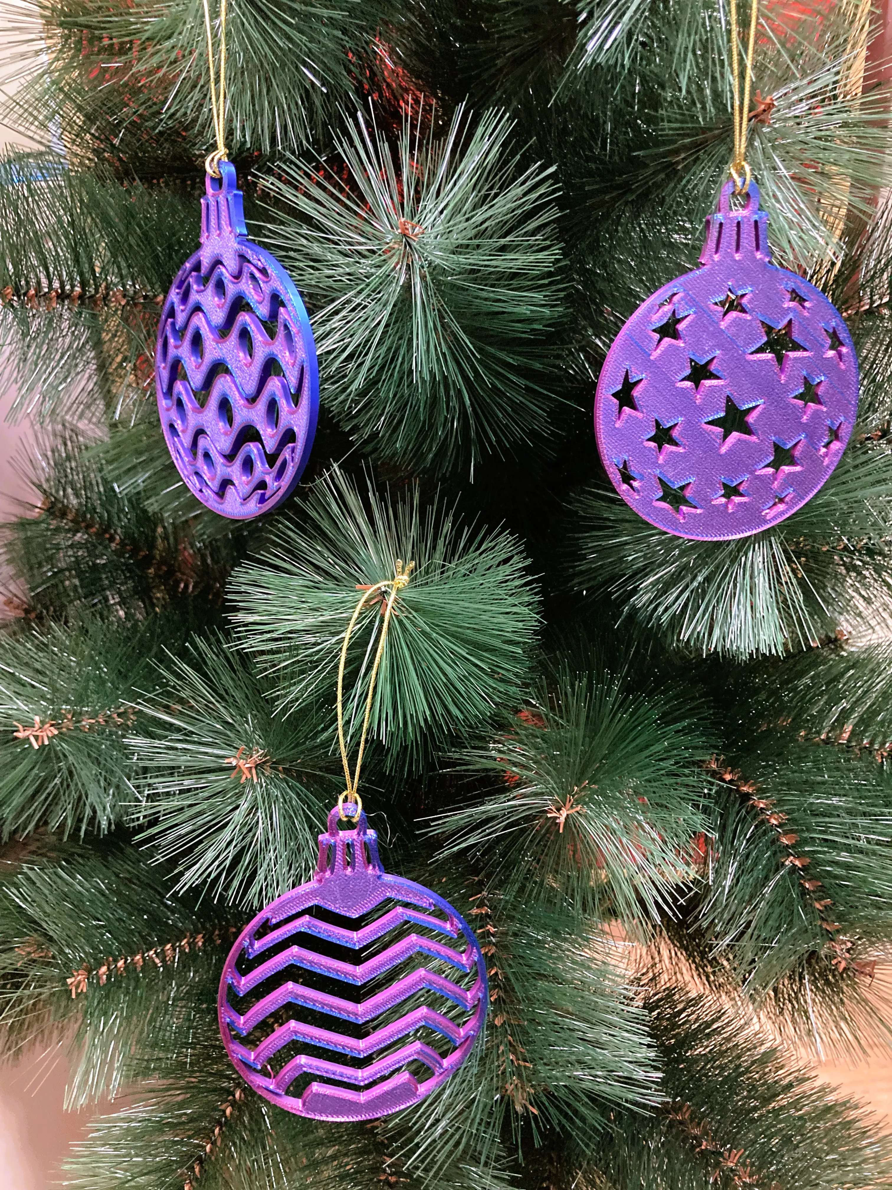 3D Printer Files | 3MF File | Christmas tree curves ornament | Creality ...