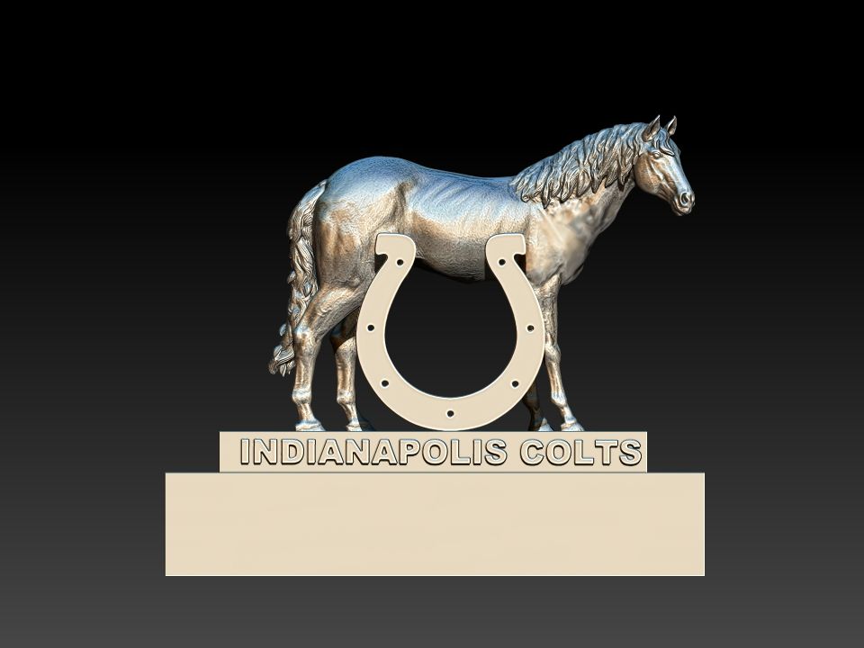 NCAA - INDIANAPOLIS COLTS MASCOT STATUE - DECOR - 3D PRINT | 3D models ...